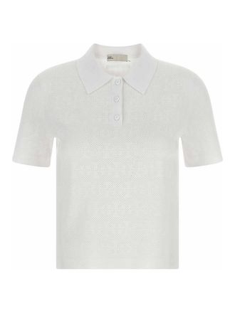 Tory Burch Poloshirt - Wei&szlig;