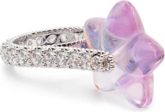 Yvmin Yvmin, Femme, Accessoires, Gris, Taille: 52 MM Lucky Star Ring