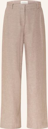 Moss Copenhagen Msch Copenhagen Hose Mschpennie Ginia Mit Leinen braun