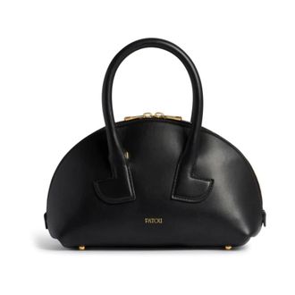 Patou Schwarze Tasche mit Rei&szlig;verschluss und Henkeln - - Bags - Damen - Schwarzk - ONE SIZE