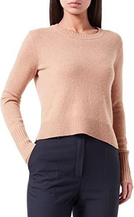 HUGO BOSS Sbasa Knitted_Sweater, Marron Clair/Pastel 232, M Femme