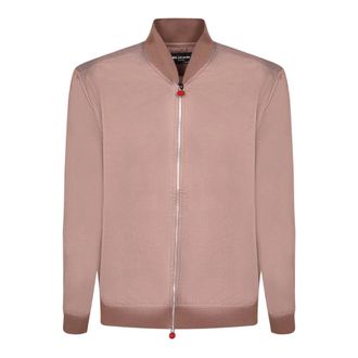 Kiton Homme, Vestes, Brun, Taille: XL Bomber Jacket