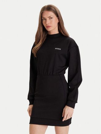 Guess Kleid f&uuml;r den Alltag V5YK02 KCX22 Schwarz Regular Fit