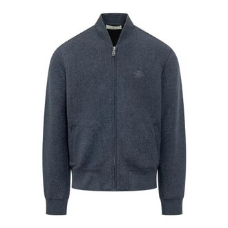 Etro Bomberjacke mit Logo - - Jackets - Herren - Blau - M