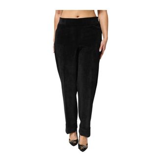 Bencivenga High Waist Straight Dress Stoffhose - - Trousers - Damen - Schwarzk - 3XL