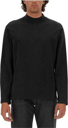 Courr&egrave;ges Homme, Tops, Noir, Taille: S Volcano T-shirt