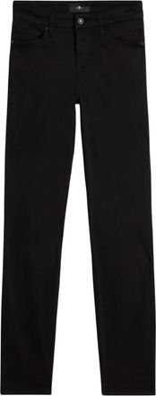 7 For All Mankind Femme, Jeans, Noir, Taille: W24 Jeans slim