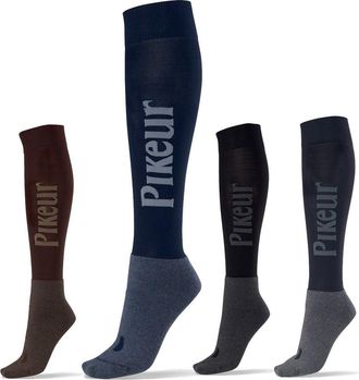 PIKEUR Reiter Socken mit PIKEUR Schriftzug