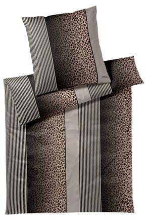 Joop Bettw&auml;sche Joop! Leo, Taupe, Textil, Graphik, 135x200 cm, Oeko-Tex Standard 100, pflegeleicht, schadstoffgepr&uuml;ft, weiche und anschmiegsame Oberfl&auml;che,