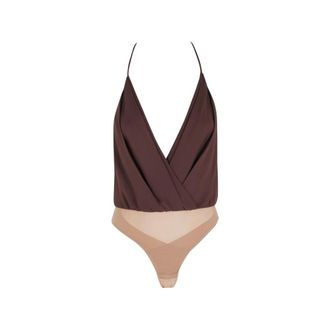 Elisabetta Franchi Damen, Oberteile, Braun, SGr&ouml;&szlig;e
