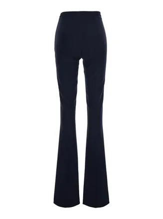 Elisabetta Franchi Flare Trousers - Blue