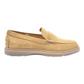 Tod's Hybrid Wildleder Loafers - - Shoes - Herren - Beige - 44 EU