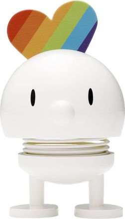Hoptimist Baby Bumble Rainbow, Wackelfigur & Glücksbringer Skandinavisch, Wohnzimmer & Schreibtisch Deko, Büro Gadget, Tolle Kleine Geschenke, 4,5 x 5,8 x 8,7, 