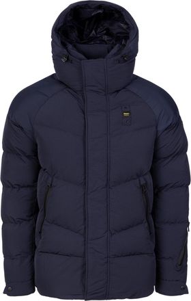 Blauer Jacke Crown