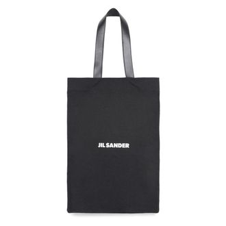 Jil Sander Canvas-Tragetasche - - Bags - Herren - Schwarzk - ONE SIZE