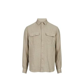 Replay Chemise droite &agrave; poches en lin