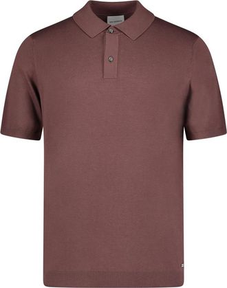 Roy Robson Leichtes Glattstrick-Poloshirt aus einem Baumwoll-Mix, Regular Fit in