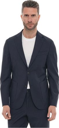 HUGO BOSS Homme, Vestes, Bleu, Taille: L Veste P-Hanry-Wg sans doublure d&eacute;structur&eacute;e