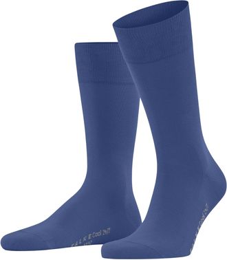 Falke Herren Socken Cool 24/7 M So Baumwolle einfarbig 1 Paar, Blau Deep Water 6809, 39-40