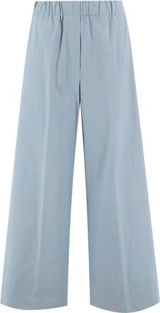 Antonelli Femme, Pantalons, Bleu, Taille: 38 FR Pantalon Large Fluide