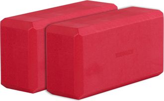 Yogistar Yogablock Yogiblock Basic - 2er-set Rot