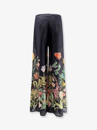 Lavi Womens Trousers Frangipane Ramie Black