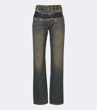 Maison Margiela Distressed Straight Jeans
