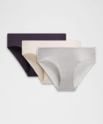 lululemon InvisiWear Bikini-Unterw&auml;sche mit mittelhohem Bund 3er-Pack f&uuml;r Frauen - Gr&ouml;&szlig;e XL