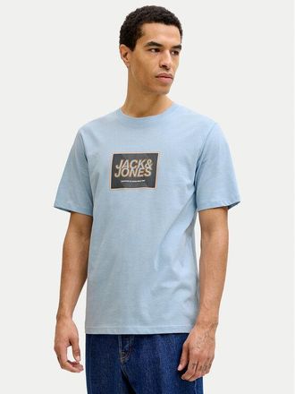 Jack & Jones Jack & Jones T-Shirt Jjrain Tee Ss Crew Neck 12288097 Himmelblau Regular Fit