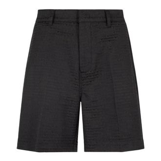 Emporio Armani Schwarze Sweat Shorts Af13688U8168 - - Shorts - Herren - Schwarzk - S
