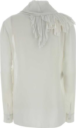 Alberta Ferretti Bianco Exterior: Silk Abiti Dress