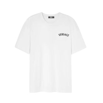 Versace Wei&szlig;e T-Shirts und Polos - - Tops - Herren - Wei&szlig; - XL