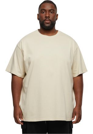Urban Classics Herren Heavy Oversized Tee - Weites T-Shirt im Oversize Fit aus Baumwolle, schweres Jersey Shirt f&uuml;r Streetwear, Freizeit & entspannte Outfits,Sand,4X