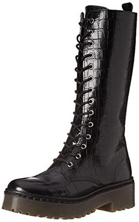 Guess Guess Femme TOKI Botte Tendance, Noir, 38 EU