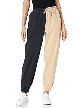 The Drop Liv Colorblock Sweatpant Pantalon, Gingembre, S