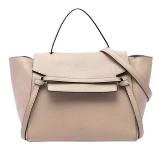 Celine Pre-owned Mini Belt Satchel - Femme - Pre-owned - Beige - Taille: ONE Size