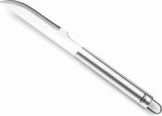 Lacor 60262 - Grillmesser, Edelstahl, Ergonomischer Griff, spülmaschinenfest, 41,5 cm, Edelstahl