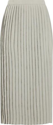 Maison Margiela Femme, Jupes, Vert, Taille: 36 FR Pleated Midi Skirt