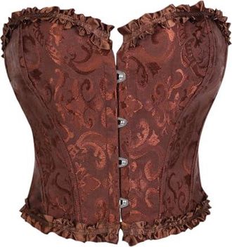 Generic Bustier Corset Haut Court Dentelle Fermeture sur le Devant Bustier Corset Shapewear Sans Couture Corsets Sous la Poitrine Corsets Confortable &agrave; porter
