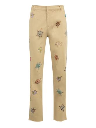 Libertine - Libertine pantalon Turtle Time à broderies - Tons neutres