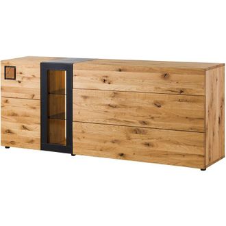Massivmoebel24 Sideboard Wildeiche 196x43,5x80 natur ge&ouml;lt/lackiert kitzb&uuml;hel 125