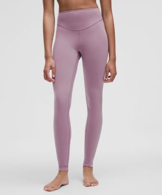 lululemon Wunder Under Leggings aus mit hohem Bund f&uuml;r Frauen - 71 cm - Gr&ouml;&szlig;e 10 in Lavender Lux