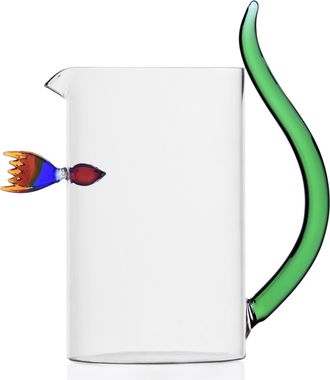 Ichendorf Krug Fisch In&Out, Kollektion Animal Farm, 155 cl, Borosilikatglas, Handgefertigt