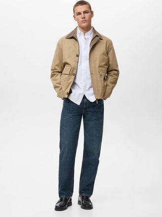 Mango Oxfordhemd aus 100 % Baumwolle weiß - Herren - XXL - MANGO MAN