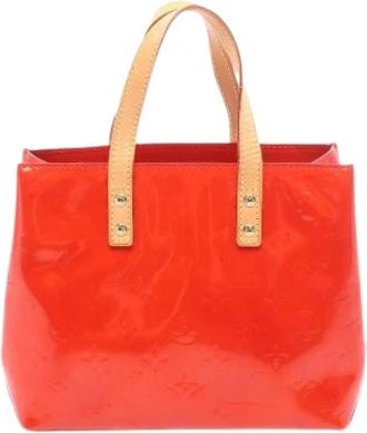 Louis Vuitton Sac &agrave; main Pre-owned Reade PM Monogram Vernis - Femme - Pre-owned - Rouge - Taille: ONE Size