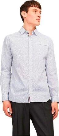 Jack & Jones Herren JJEREMY Detail Shirt LS NOOS 12235969,Bright White,XL