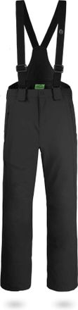 Normani Outdoor Sports Herren Winter Softshellhose gef&uuml;ttert mit abnehmbaren Hosentr&auml;gern und 4-Wege-Funktionsstretch (S-4XL) Farbe Schwarz Gr&ouml;&szlig;e XXL/56