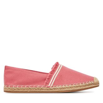 Tommy Hilfiger Espadrilles Tommy Hilfiger Fringe Canvas Closed Espadrille FW0FW08881 Rosa