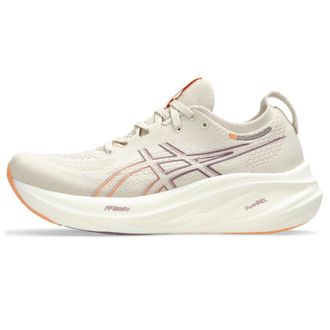 Asics Asics Damen Gel-Nimbus 26 Sneaker, Oatmeal Faded Orange, 45 EU