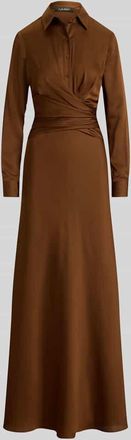 Lauren Ralph Lauren Abendkleid mit Raffungen in der Taille